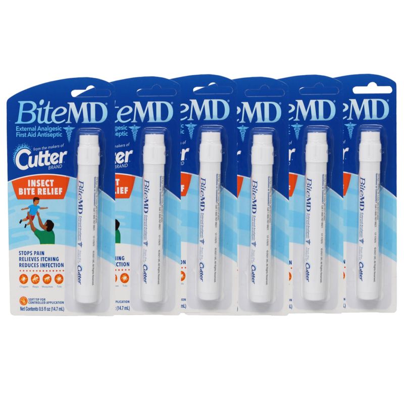 (6 Pack) Cutter BiteMD Insect Bite Relief Sticks - Online Marketplace ...