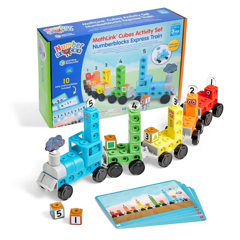 Learning Resources MathLink Dice Set Numberblocks Express Train Age 3 4 ...