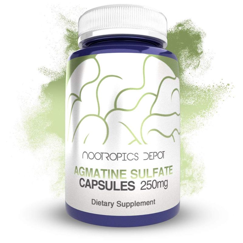 Nootropics Depot Agmatine Sulfate Capsules | 250mg | 120 Count | Energy Supplement | Amino Acid ...