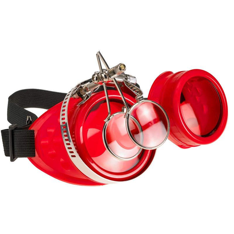 4sold Loupe Steampunk Black Cyber Goggles Rave Goth Vintage Victorian ...