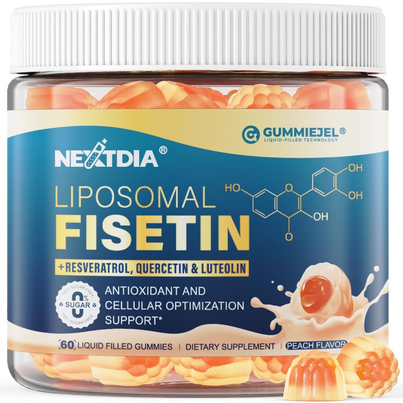 Nextdia Liposomal Fisetin Complex Gummies - Healthy Aging & Cellular ...