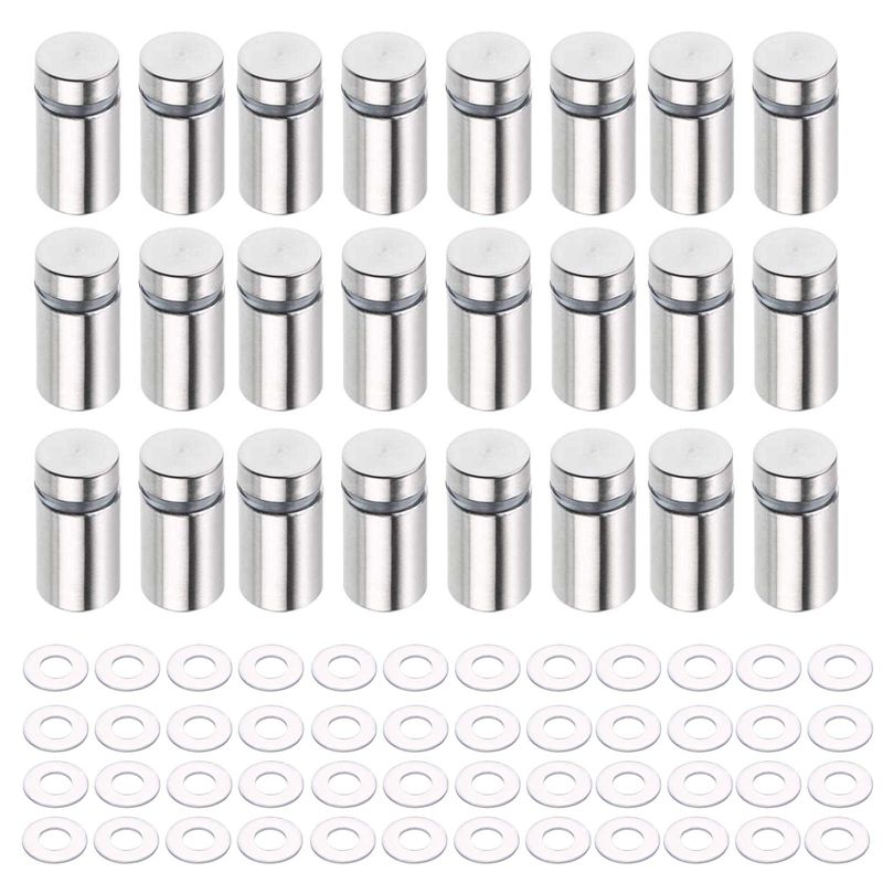 24 Pcs Standoff Fixings, Sign Standoff Screws Wall Mount Advertisement ...