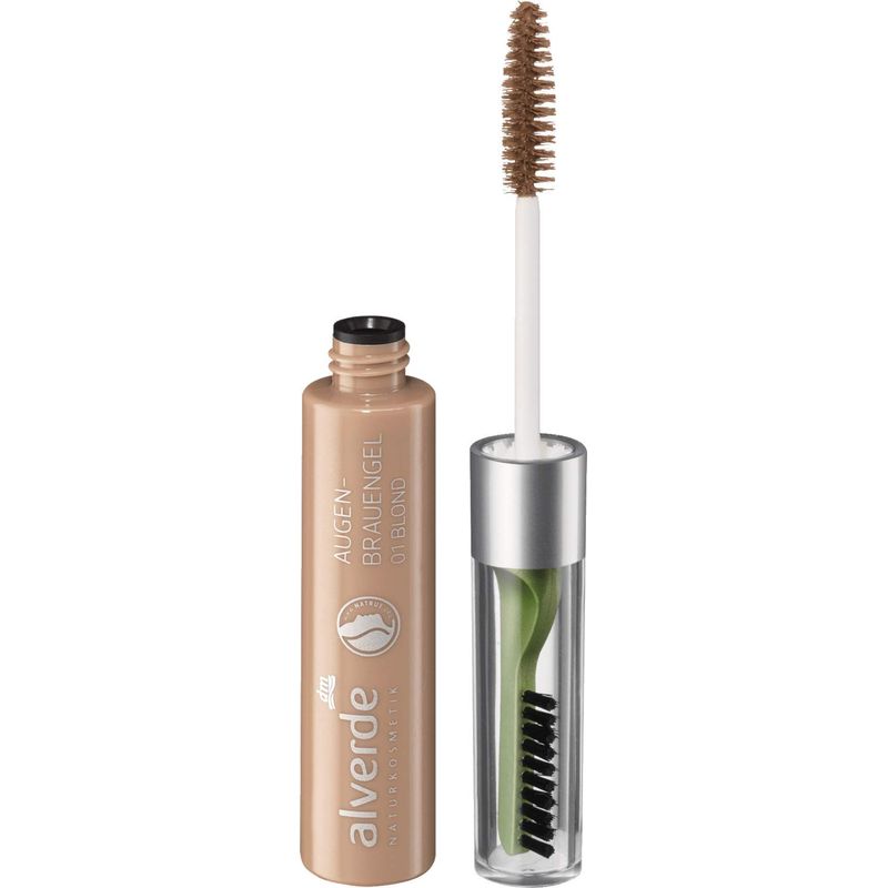 alverde Natural Cosmetics Eyebrow Gel Blonde 01, 6 ml, Vegan - Online ...