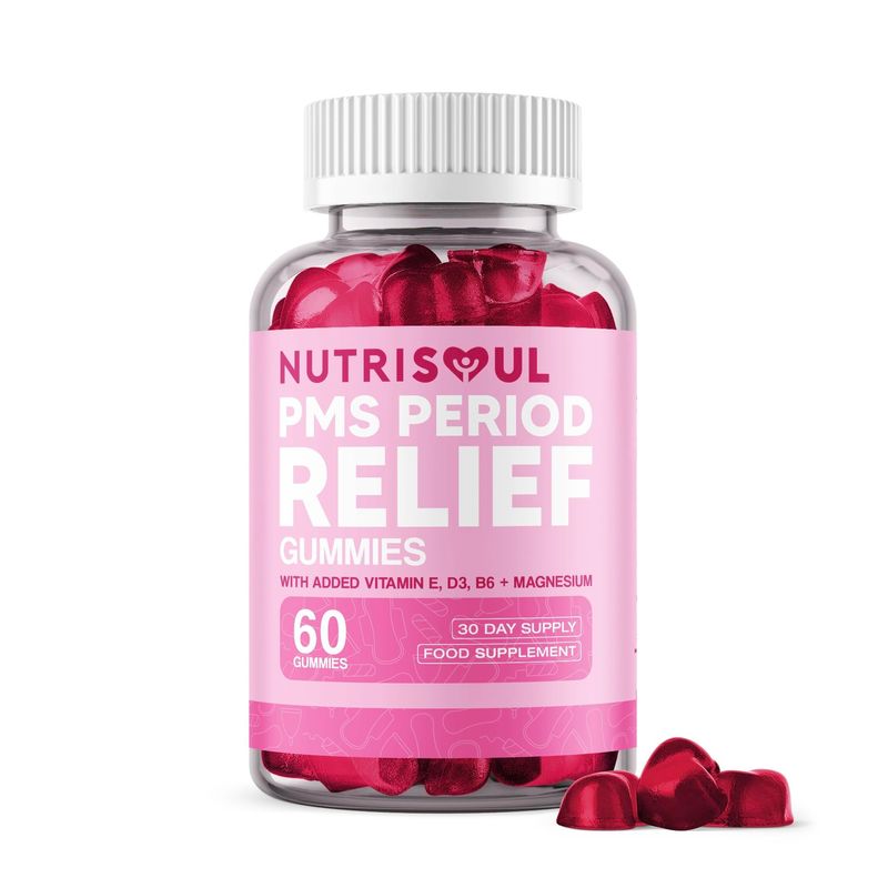 PMS Period Relief Gummies | Supplement for Women | 2000mg Magnesium ...