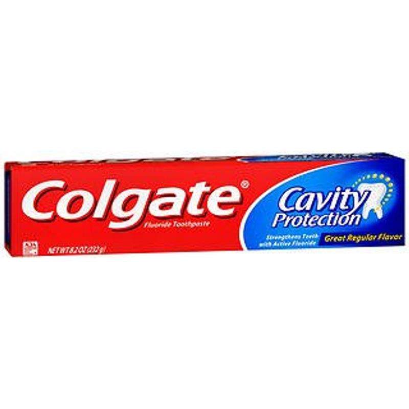 Colgate Cavity Protection Fluoride Toothpaste Regular Flavor - 8 oz ...