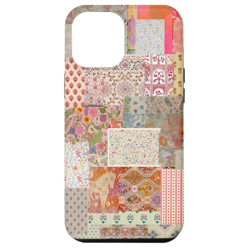 Floral Patchwork Collage Preppy Aesthetic Case for iPhone 12 Pro Max ...