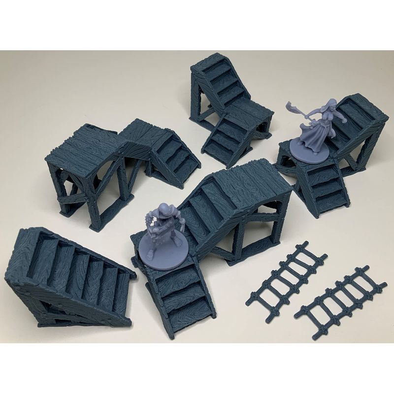 HERO Creations - Stairs and Ladders - 1:28 - RPG - Dungeons and Dragons ...