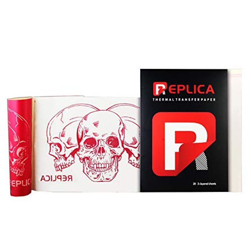 Replica RED Tattoo Stencil Outline Carbon Paper 20-Sheets - Online ...