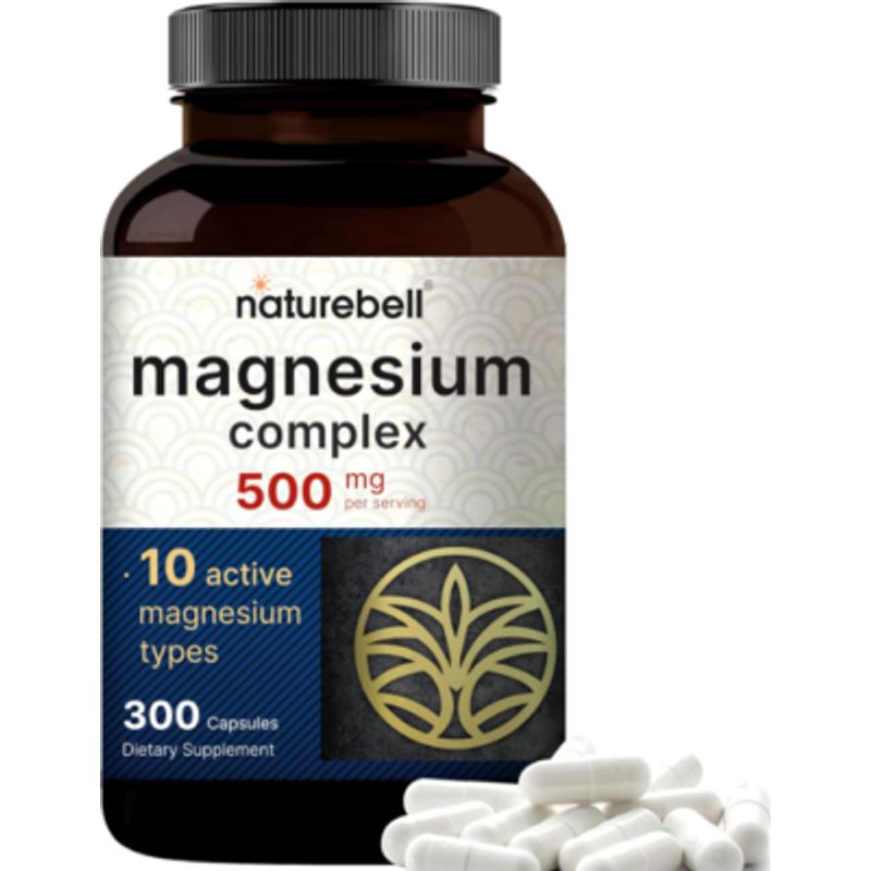 Premium Chelated Magnesium Glycinate, Malate and Citrate (500 Mg | 300 Capsules) - Online ...