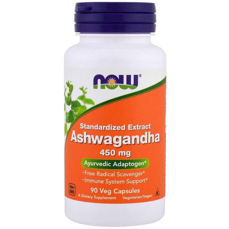 NOW Supplements, Ashwagandha (Withania somnifera) 450 mg (Standardized ...