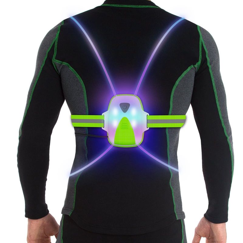 LED Reflective Running Vest Lights for Runners, Running Lights with ...