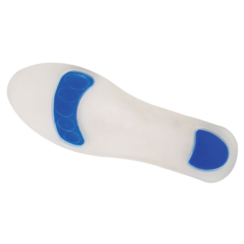 Pair of TPE Gel Insoles. Pressure Relief & Shock Absorption for Heel ...