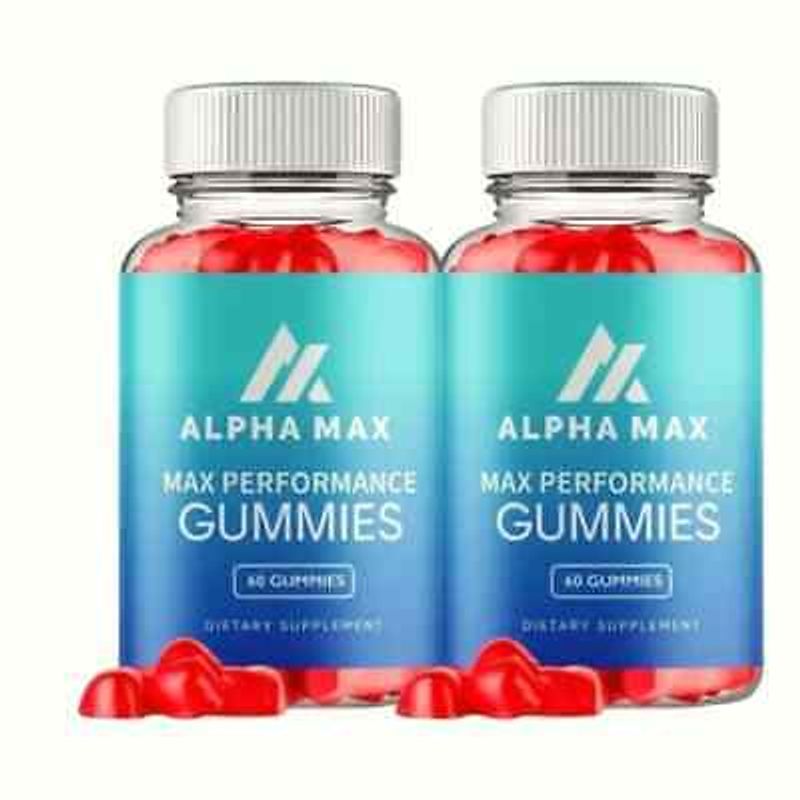 2-Pack Alpha Max Performance Gummies for Men, AlphaMax Gummies - 120 Gummies - Online ...