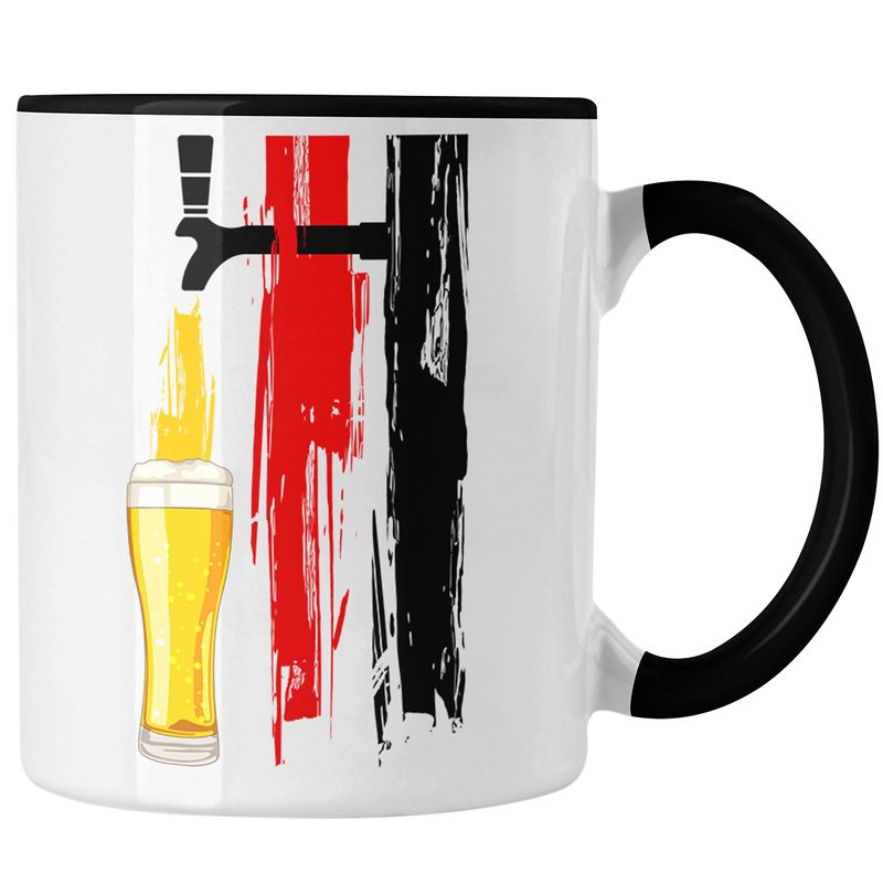 Trendation - Bier Geschenke für Männer Tasse mit Deutschlandflagge und ...