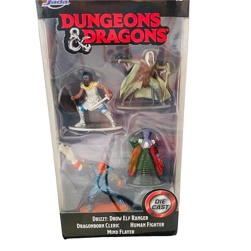 Dungeons & Dragons Set of 4 Diecast Figures DnD 1.65" Efl Orc Jada ...