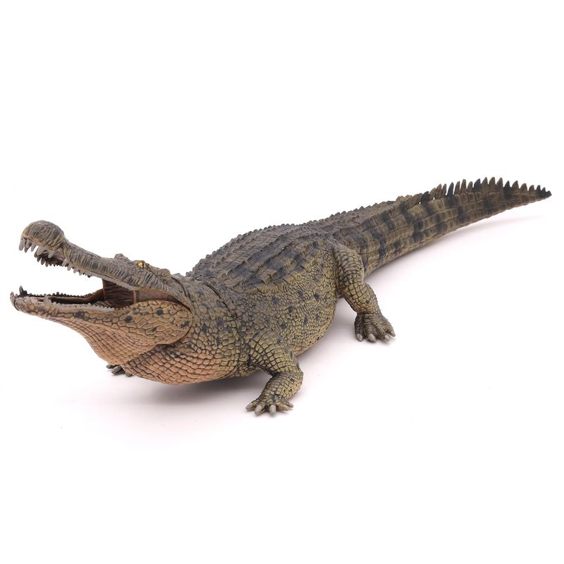 RRTCLO Wild Life Realistic Crocodile Figurine with Movable Jaw ...