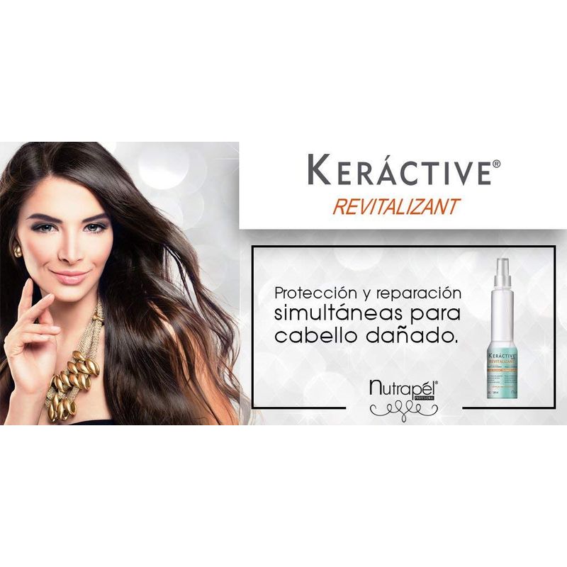 NUTRAPEL Keractive Revitalizant 300 mL Hair Treatment repairing damages ...