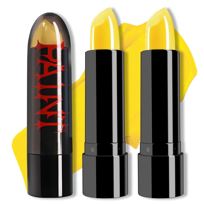 Wugbc 2 Pcs Yellow Face Paint Stick Eye Black Football Softball ...