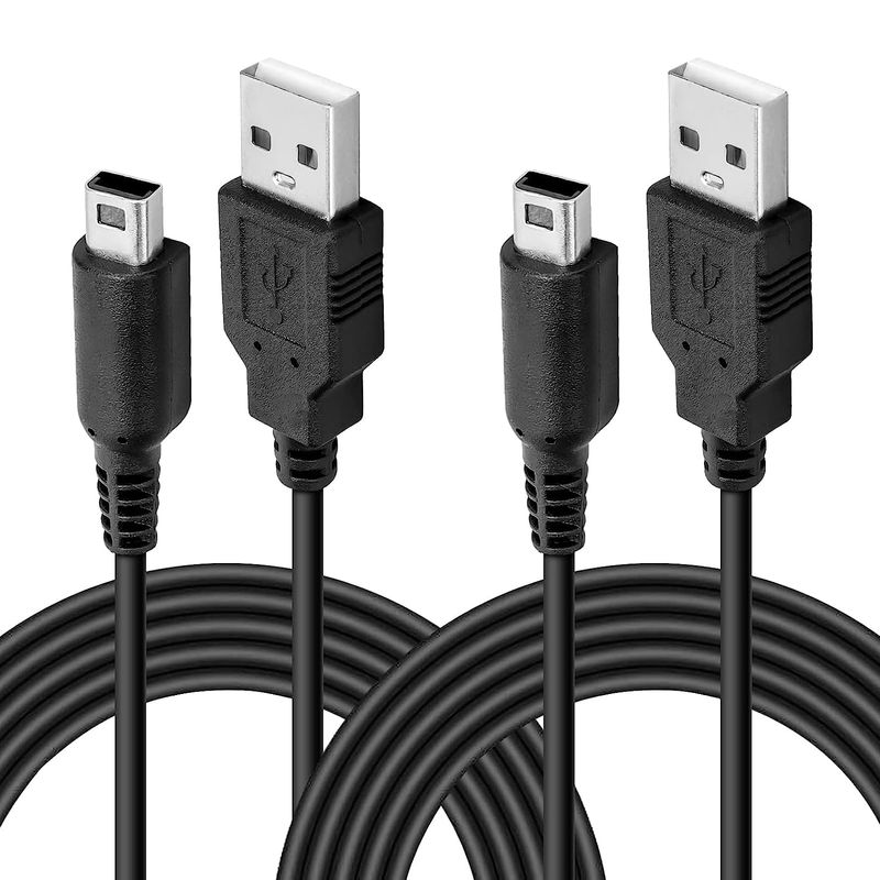 Nintendo DS Lite Charging Cable [Set of 2] DSL NDSL DSLite Original USB ...