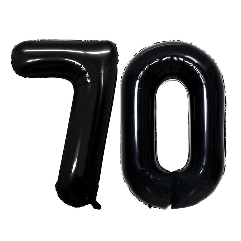 GOER Number 70 Balloons for 70th Birthday Party Decorations,42 Inch ...