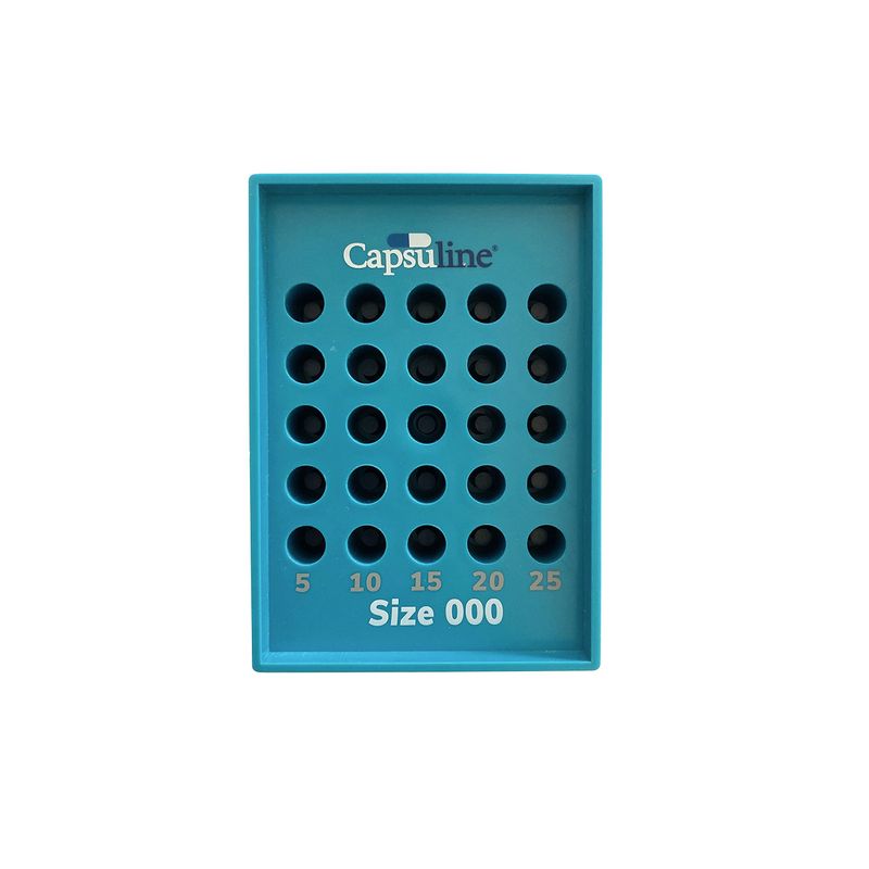Fits Size 000 Capsules, 25 Holes, Manual Capsule Filler, Tabletop Type ...