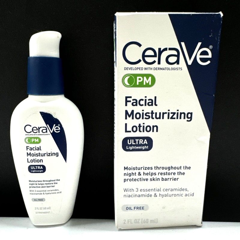 Cerave Pm Facial Moisturizing Lotion 2.0oz/60ml (2pk: 1 in a Box~*1 ...