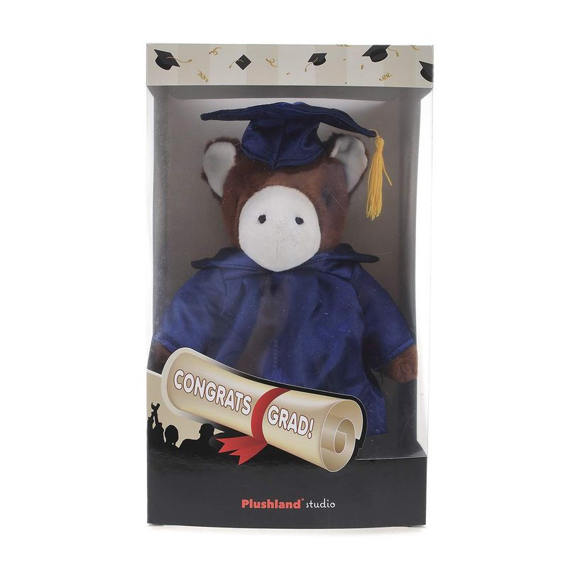 Plushland Horse Plush Stuffed Animal Toys Present Gifts for Graduation ...