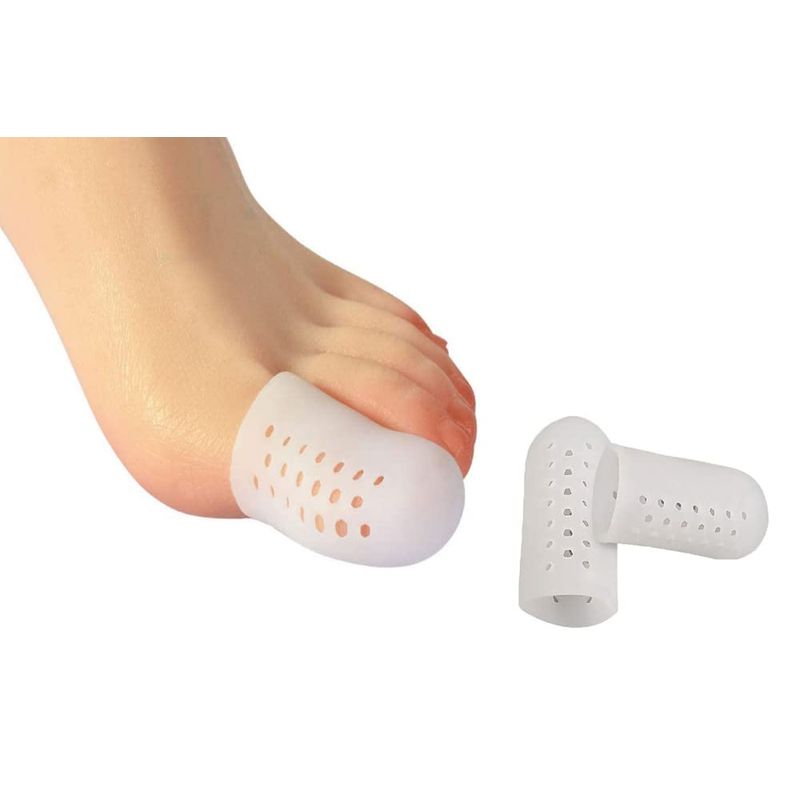 PEDIMEND Breathable Big Toe Caps, 10 PCS Toe Protector Cover Sleeves ...