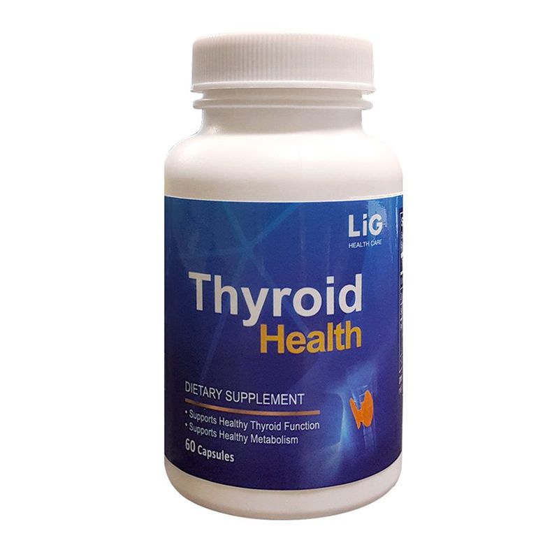 LIG Thyroid Health - Natural Herbal Supplement - Shrink Thyroid Cysts and Nodules - Balance ...