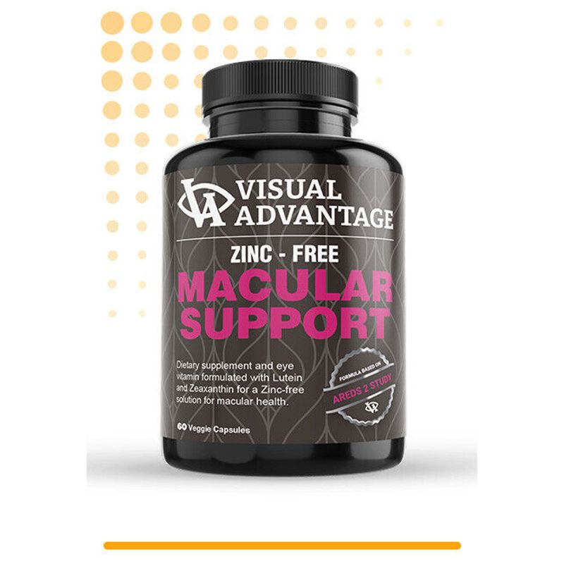 AREDS 2 Vitamins without Zinc, Visual Advantage Zinc Free Macular ...