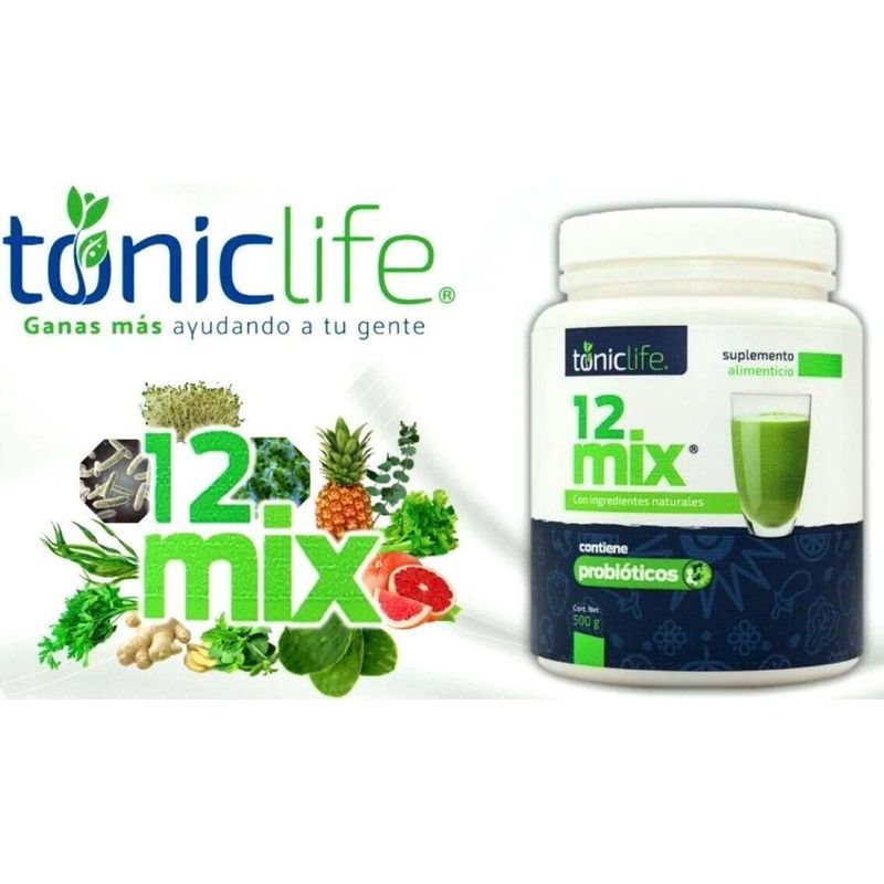 12 mix tonic life Mejora el tránsito intestinal y desintoxica todo el ...