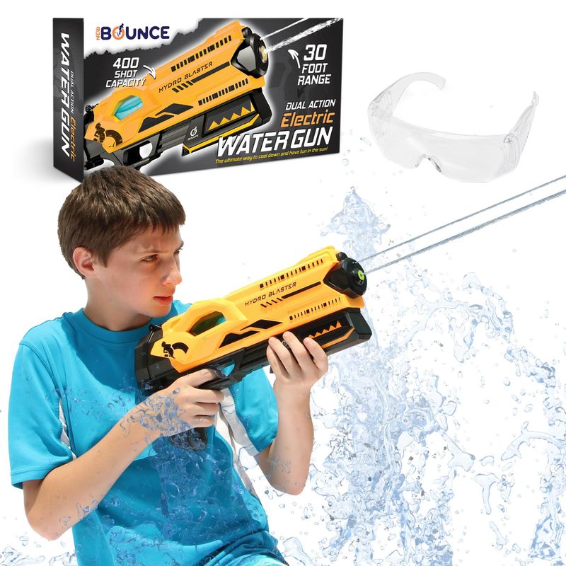 New-Bounce Electric Water Gun for Kids - Dual Action Hydro Blaster ...