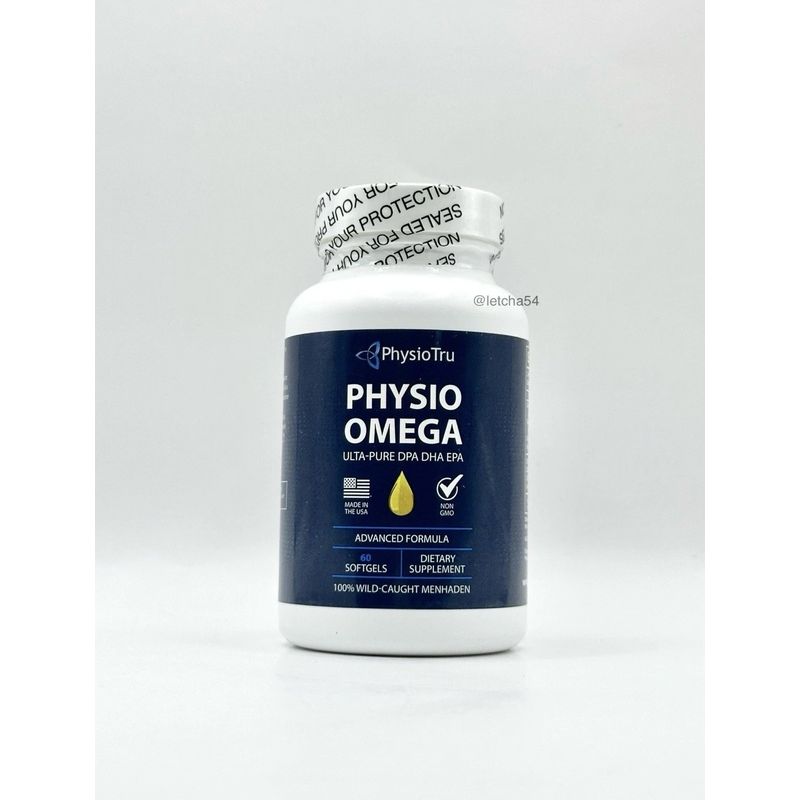 PhysioTru Physio Omega Ultra-Pura DPA DHA EPA ADVANCED FORMULA (60 ...