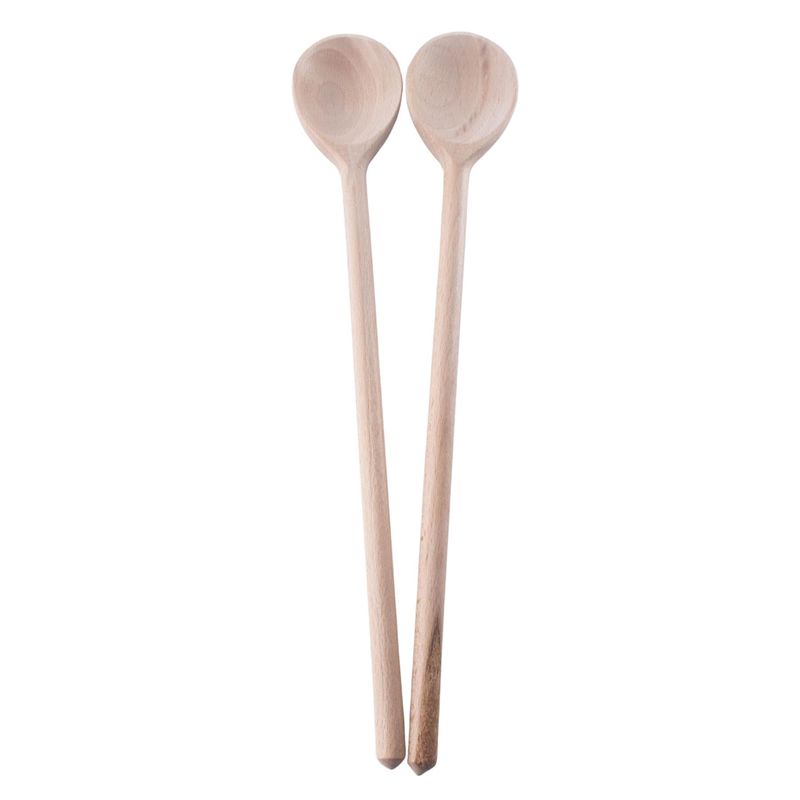 WooDeeDoo (2 Pack Long Narrow Blank Wooden Spoon | 29 cm (11") Long ...
