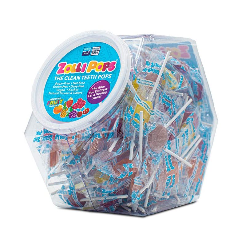 Zollipops Clean Teeth Lollipops | Anti-Cavity, Sugar-Free Candy with ...