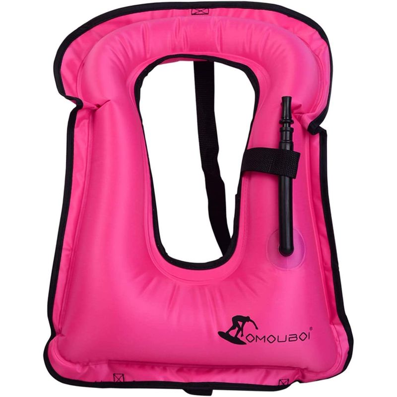 FORWEWAY Snorkel Vest Inflatable Buoyancy Vests for Portable Kayaking ...
