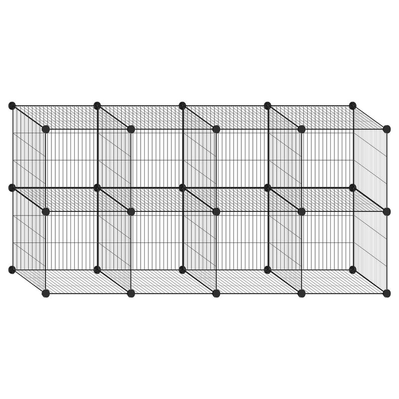 Wire Cube Storage 8-Cube Storage Organizer Bins Wire Shelving Modular ...