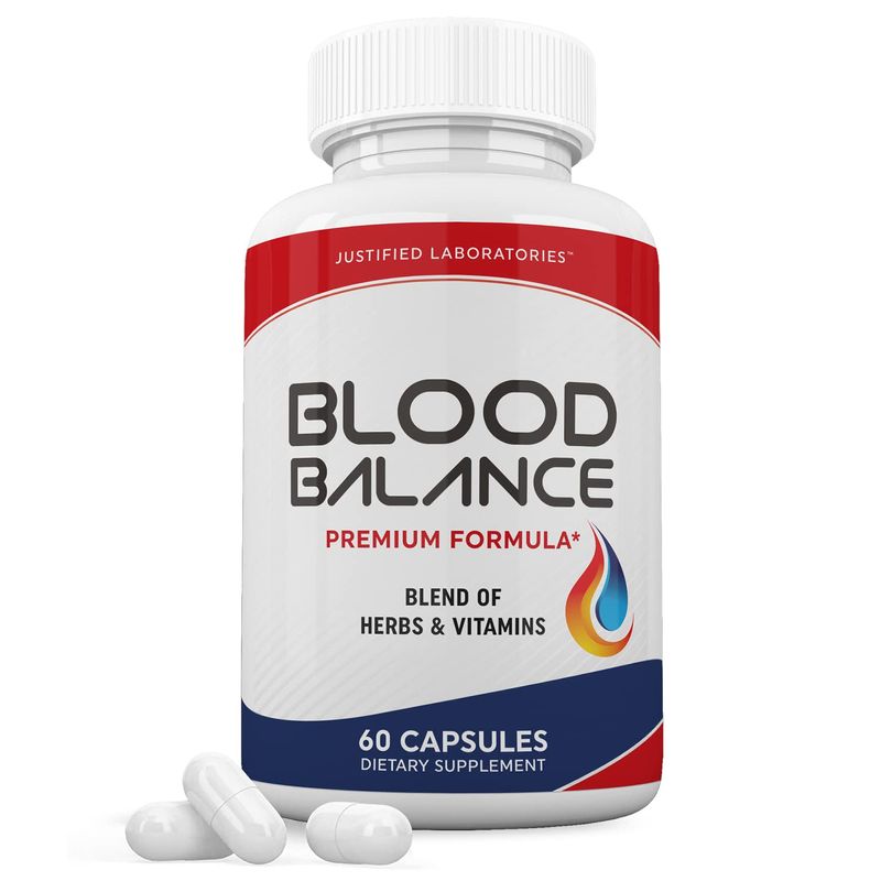 Blood Balance Advanced Formula 620MG Formula Supplement Pills 60 ...