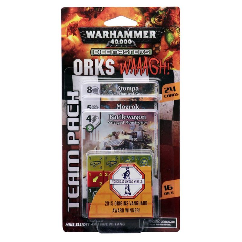 WizKids Warhammer 40, 000 Dice Masters: Orks - Waaagh! Team Pack Toy ...