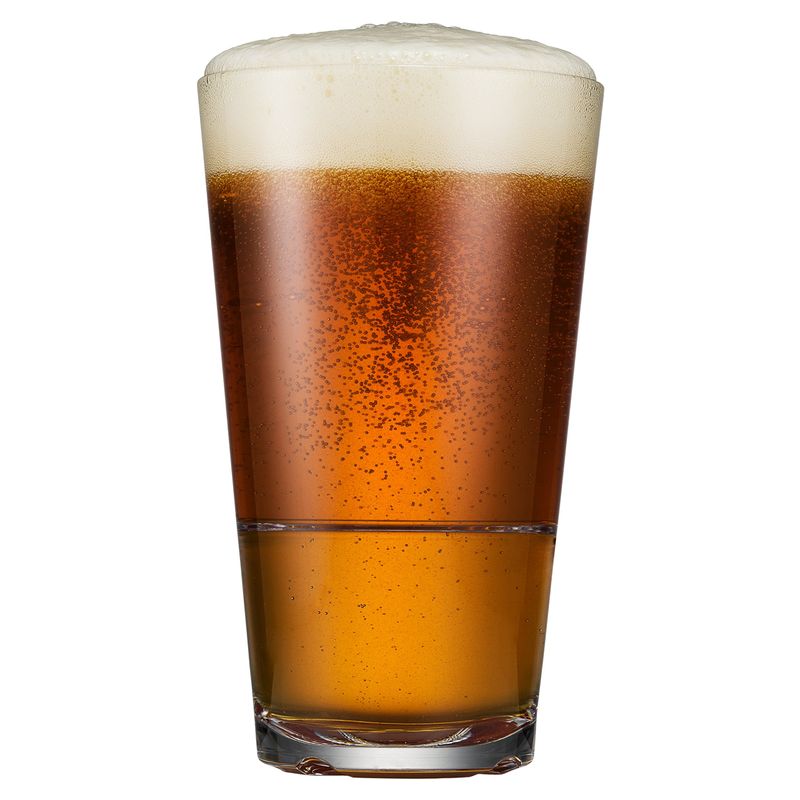 Drinique CAL-PT-CLR-4 Caliber Pint Unbreakable Tritan Beer Glasses, 16 ...