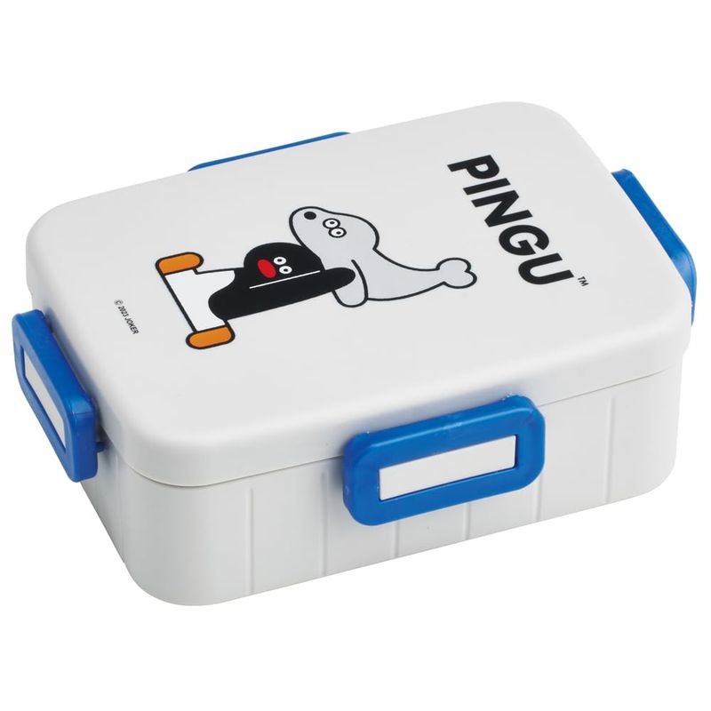 Skater YZFL7AG-A Bento Box, 22.0 fl oz (650 ml), Antibacterial, 4-Point Lock, For Women, Pingu x ...