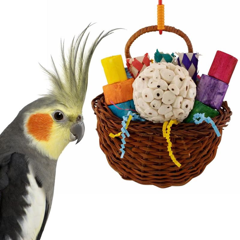 Super Bird Creations SB1239 Sola Party Basket - Crunchy Rattan Basket ...