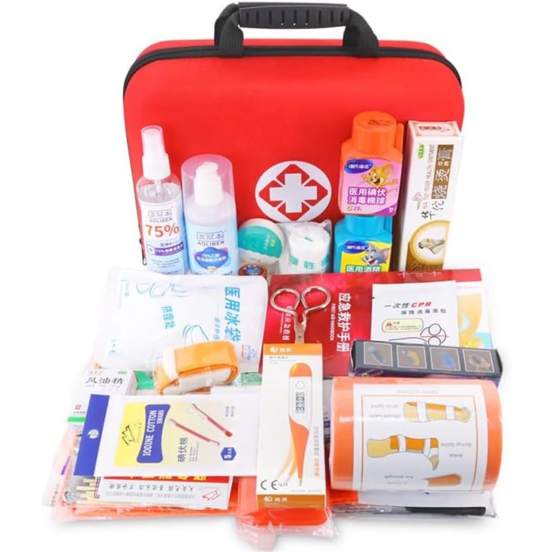 First Aid Set, First Aid Bag, Portable First Aid Kit, Medicine Storage ...