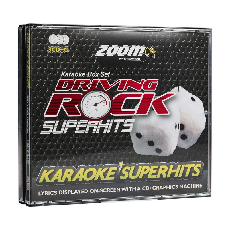 Zoom Karaoke CD+G - Driving Rock Superhits - Triple CD+G Karaoke Pack ...