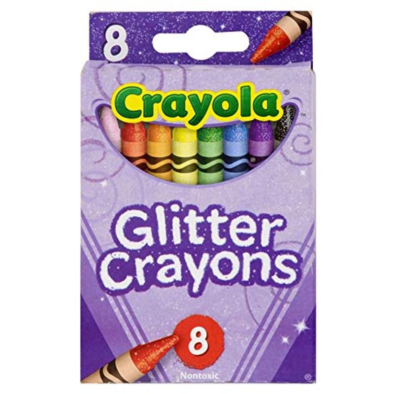 Crayola Glitter Crayons 8 Count - Online Marketplace - EveryMarket