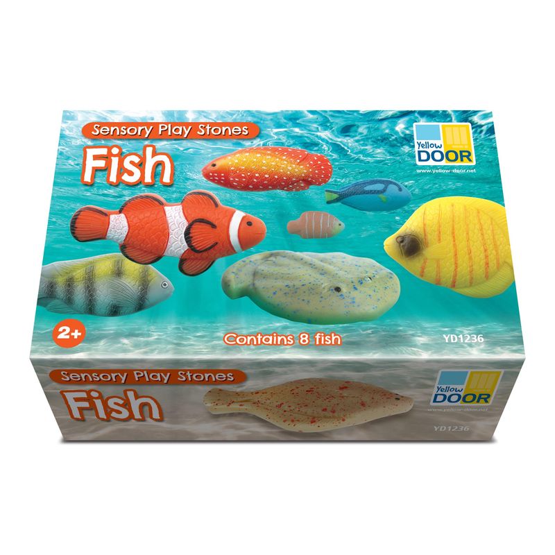 Yellow Door Sensory Play Stones Fish for kids aged 2, 3, 4, 5 | Set of ...