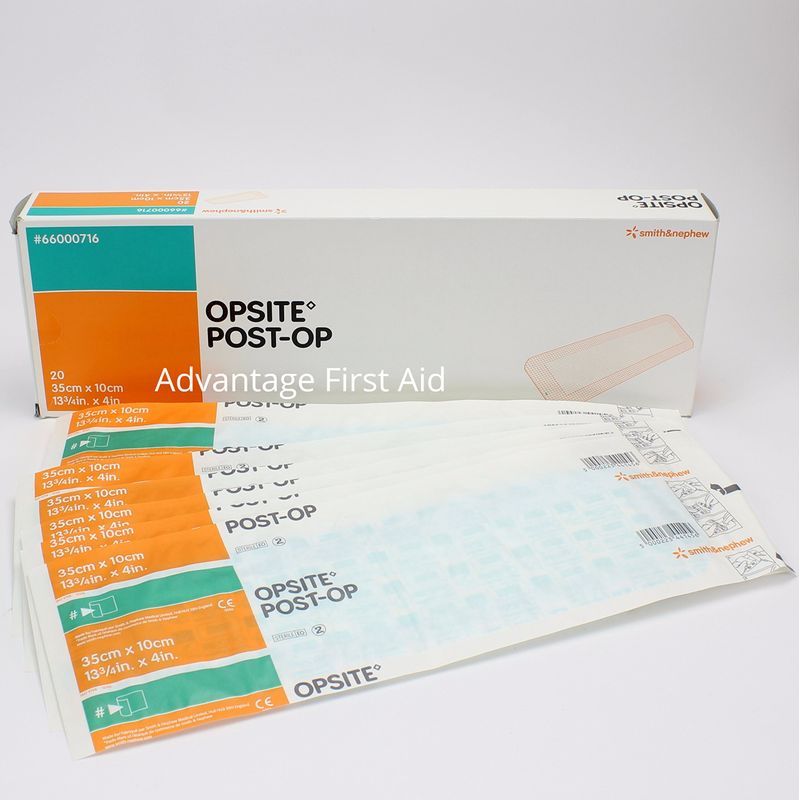 Pack of 10 OpSite Post-Op Absorbent & Waterproof Adhesive Dressings 30 ...