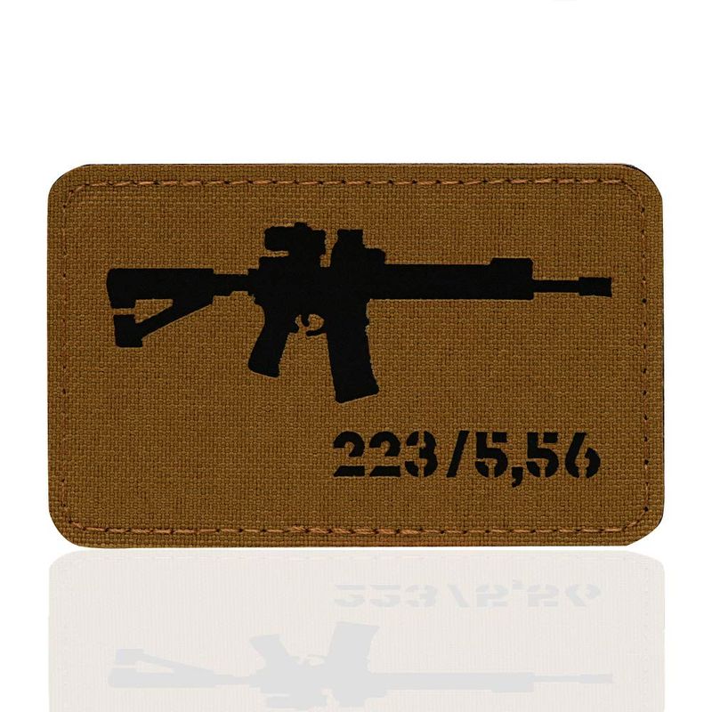 m-tac AR-15 Tactical Morale Patch Lazer Cut Hook Fasteners, Black/Coyote - Online Marketplace ...