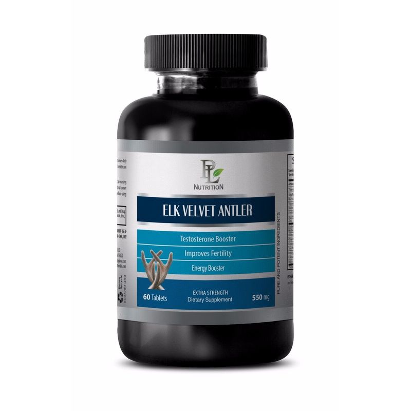 Deer Antler Velvet Extract Powder-ELK VELVET ANTLER 550 mg-Improves ...