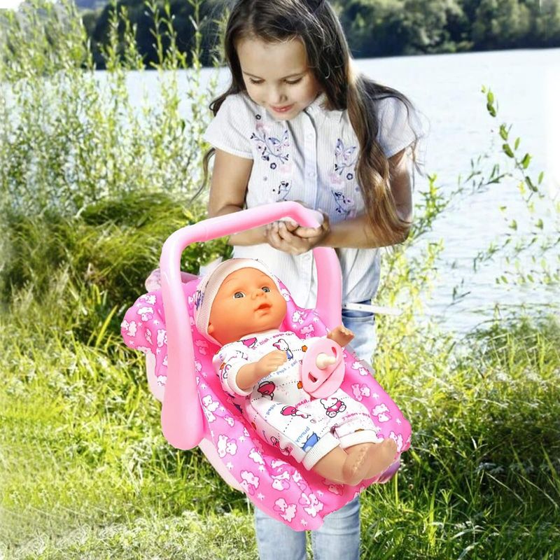 PEBBLE HUG Baby Doll Rocking Cradle Seat For Cars, Baby Doll Accessory ...